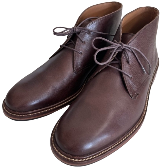 Cole Haan | Shoes | Cole Haan Barron Chukka Boots Brown Leather Lace Up ...